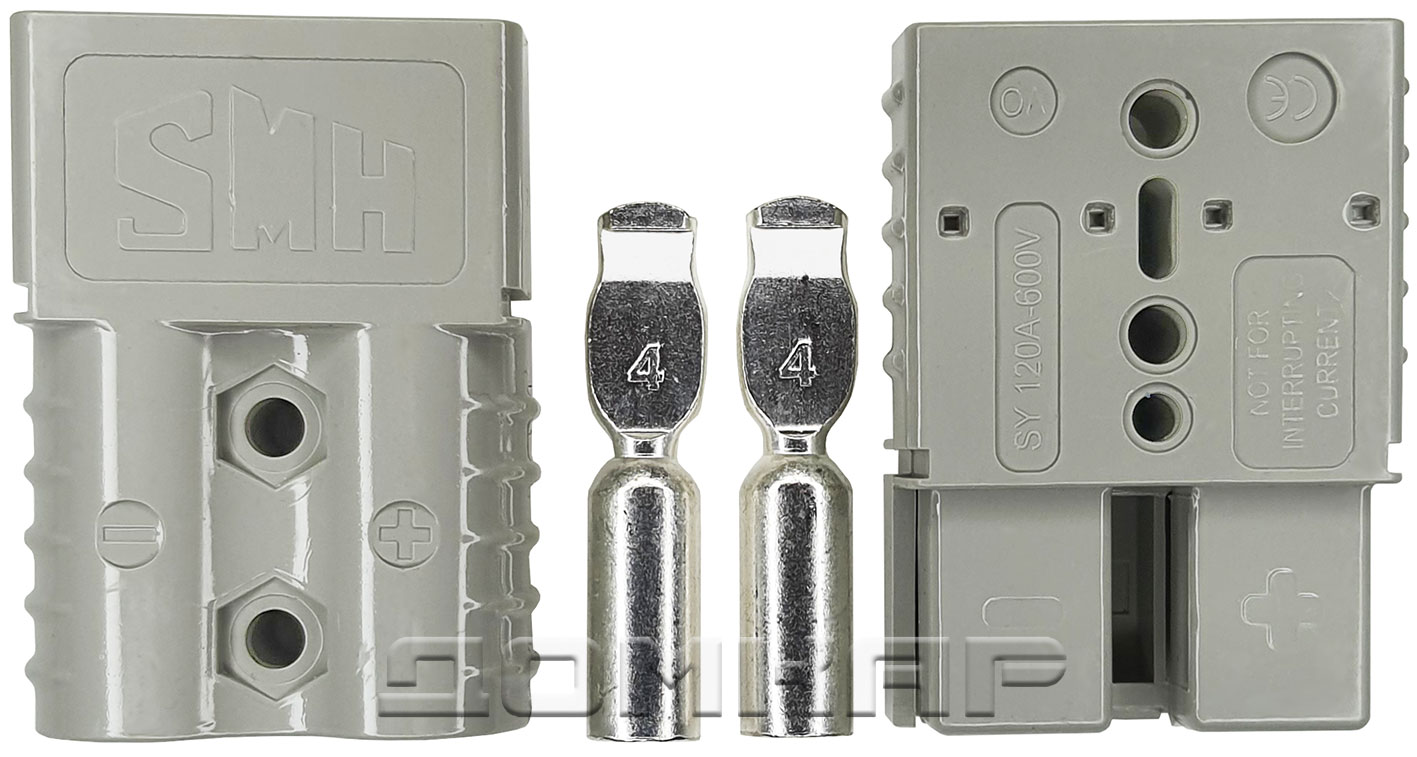 Разъем АКБ Anderson Power Products SB120 (120A 600V)